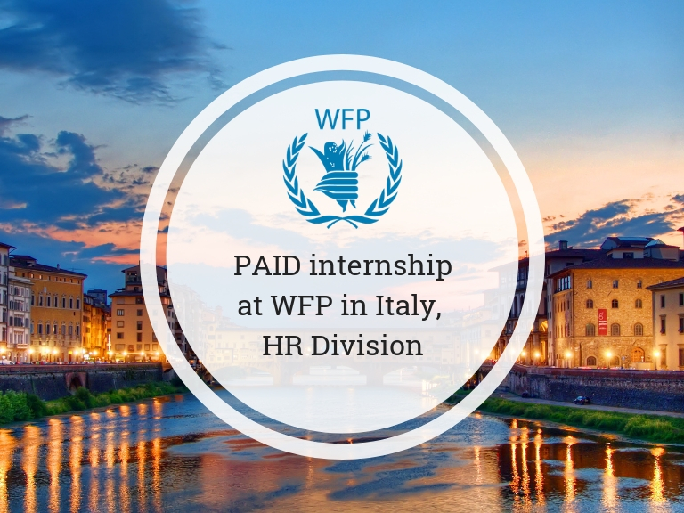 PAID internship at WFP in Italy - New paid internships 2024